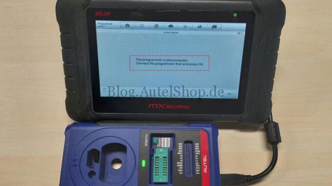 Fixed Autel Xp400 Pro The Programmer Is Disconnected Issue