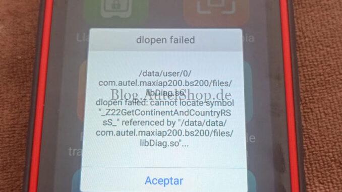 Solved Autel Km100 Dlopen Failed Error Autelshopde Official Blog